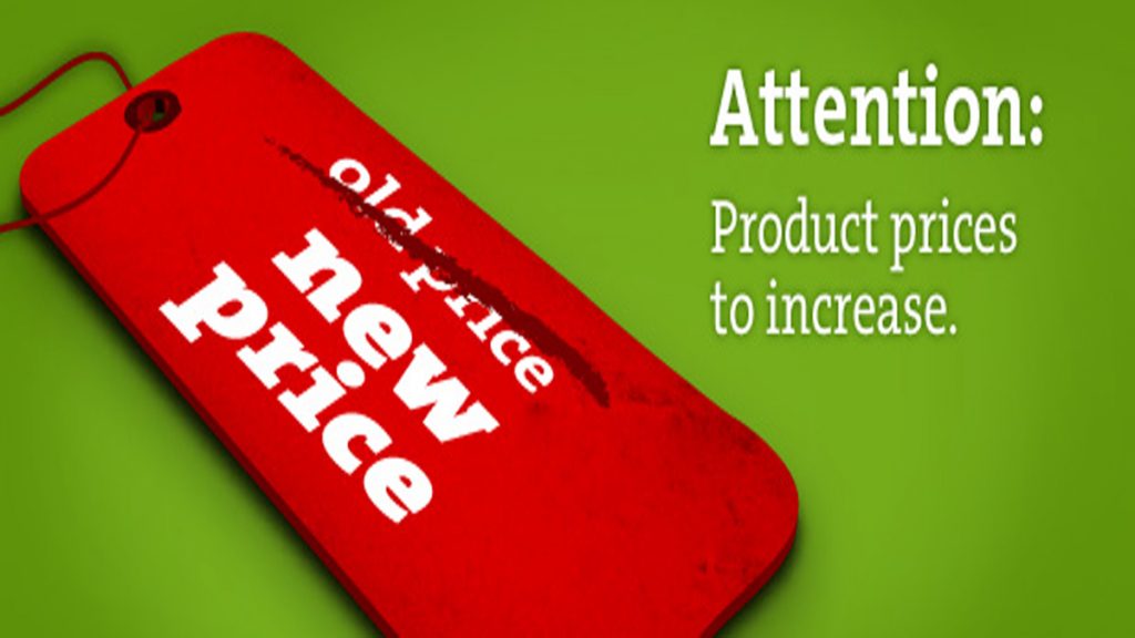 Don't go overboard on statements about potential price increase