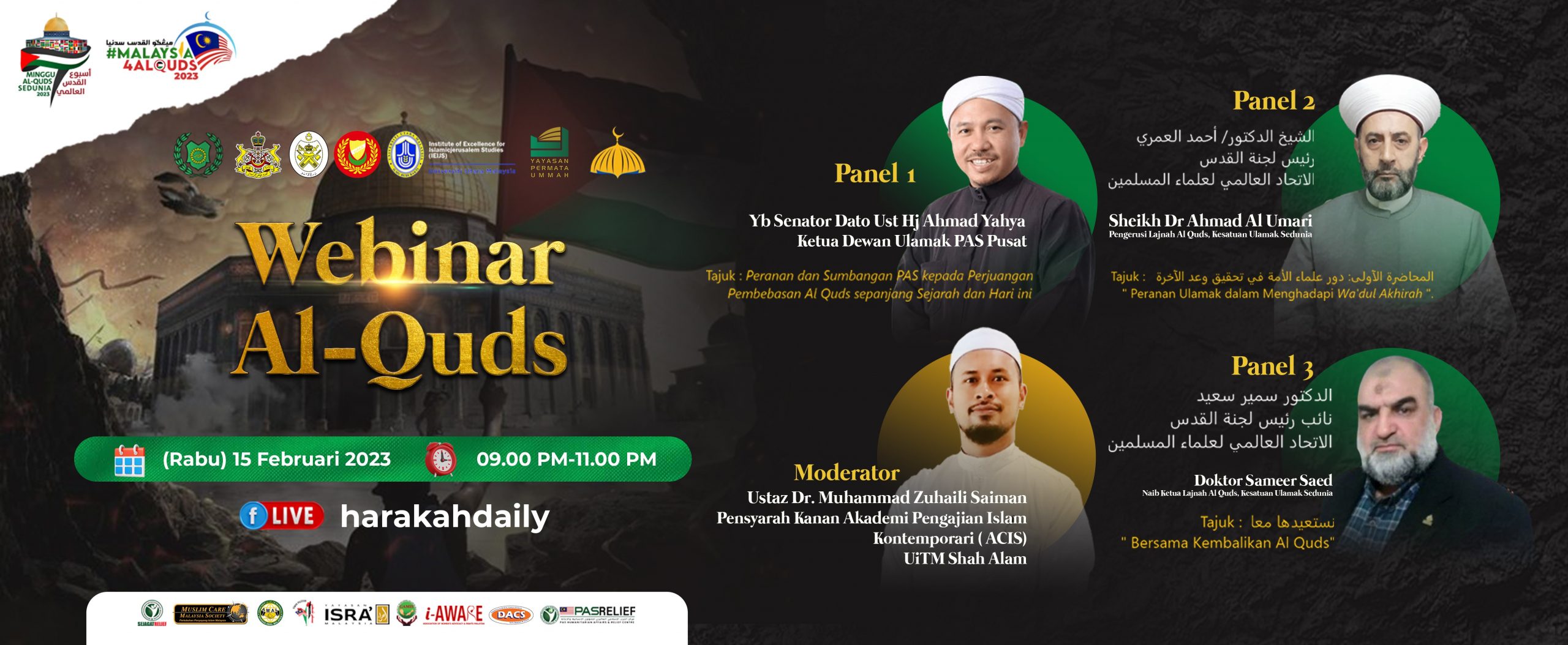 Webinar Al Quds sempena Sambutan Minggu Al Quds Sedunia