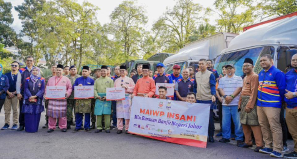 MAIWP lancar konvoi misi bantu mangsa banjir Johor