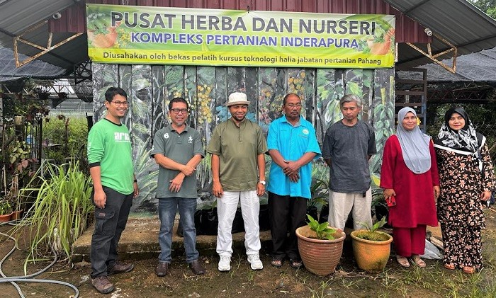 Pusat herba boleh dikembang untuk penyelidikan