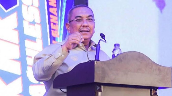 Sanusi hadir ke Himpunan Solidariti Najib Razak
